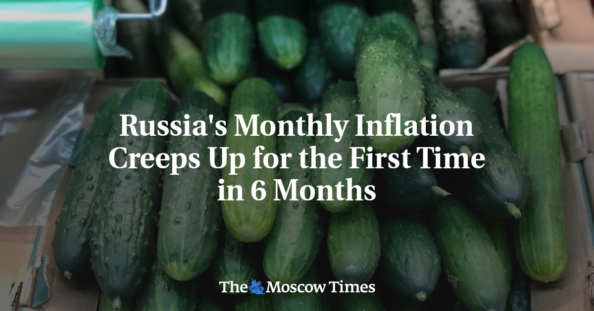 Russia's Monthly Inflation Creeps Up for the First Time in 6 Months ...