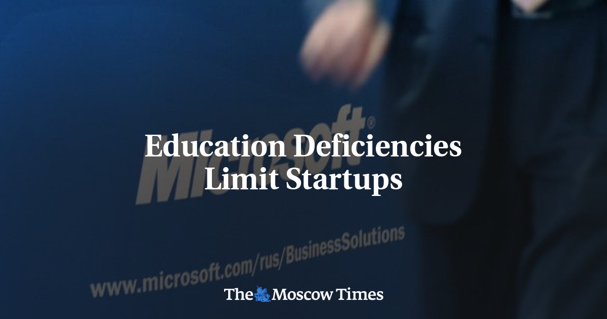 Education Deficiencies Limit Startups
