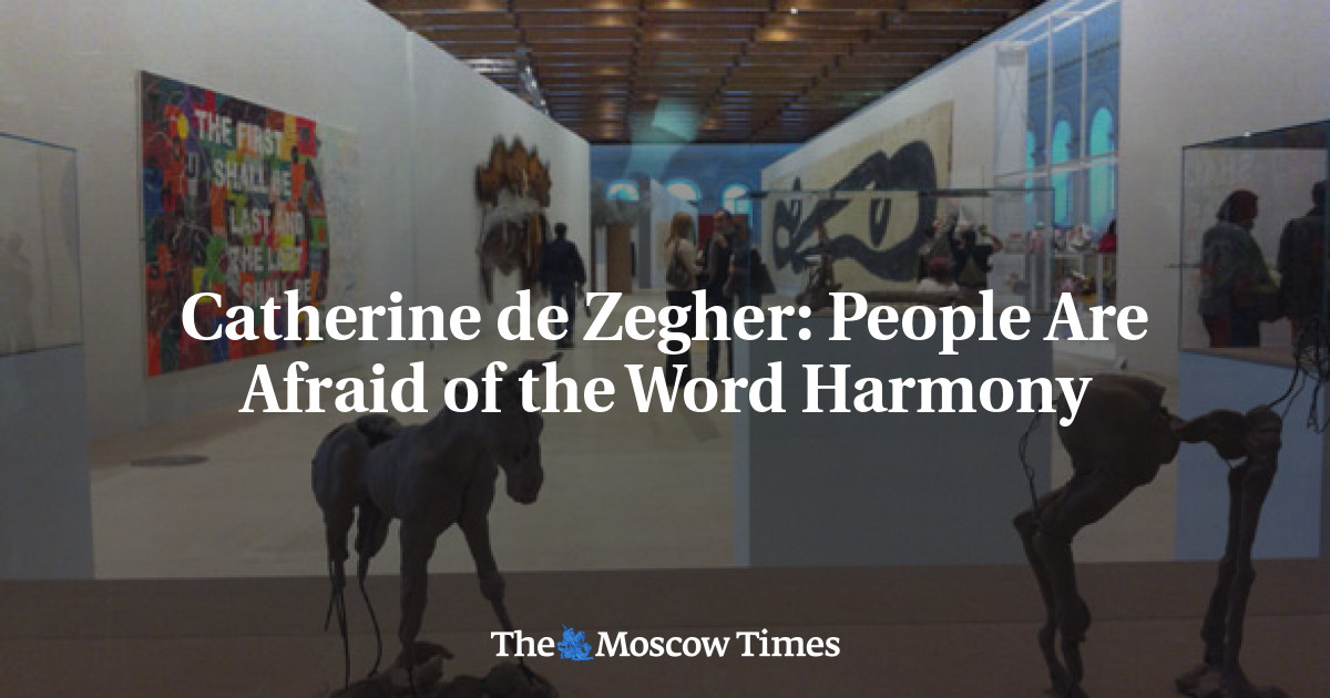 Catherine de Zegher: People Are Afraid of the Word Harmony
