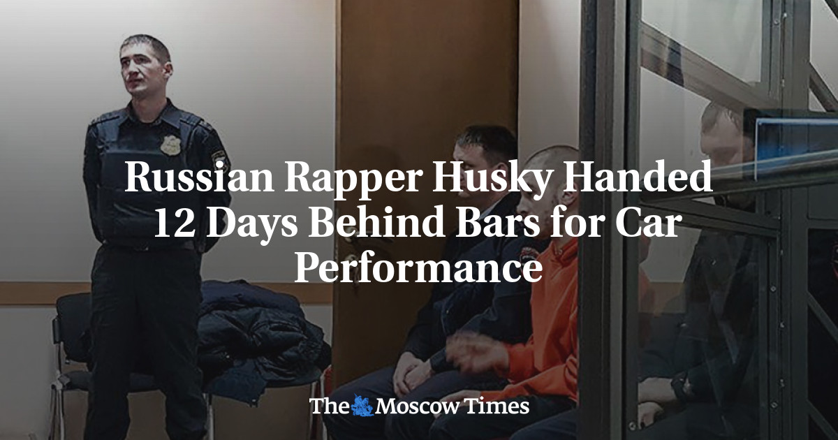 Russian Rapper Husky Handed 12 Days Behind Bars for Car Performance