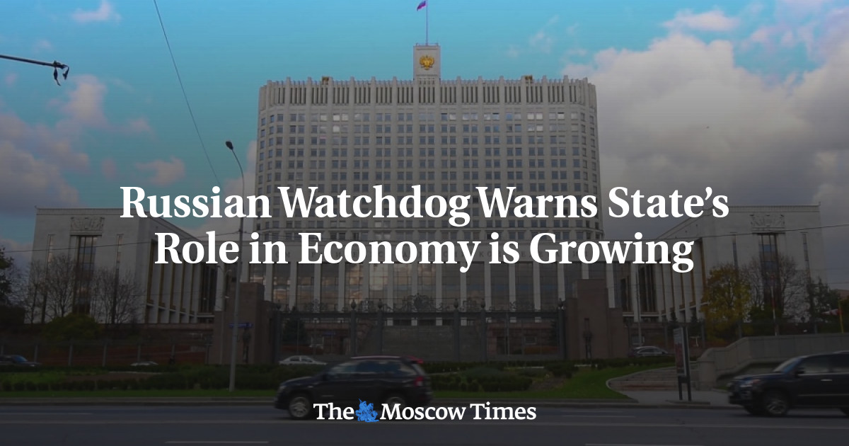 Russian Watchdog Warns State’s Role in Economy is Growing - The Moscow ...