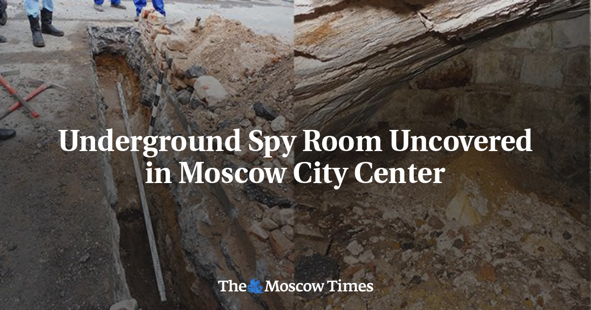 Underground Spy Room Uncovered in Moscow City Center