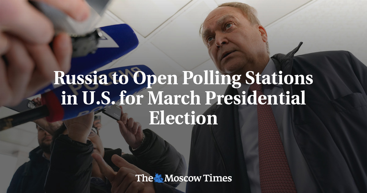 Russia to Open Polling Stations in U.S. for March Presidential Election ...