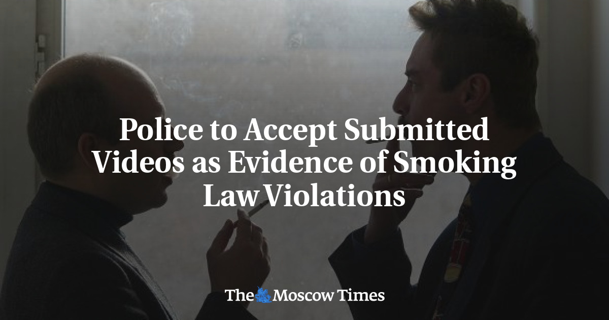 Police to Accept Submitted Videos as Evidence of Smoking Law Violations