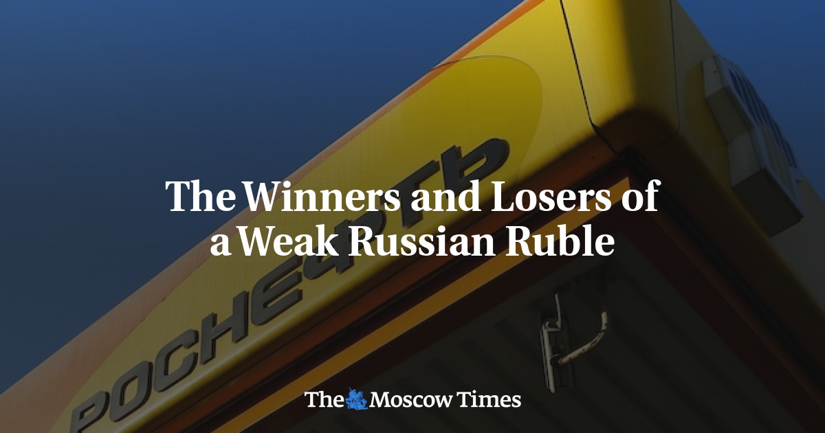 The Winners and Losers of a Weak Russian Ruble