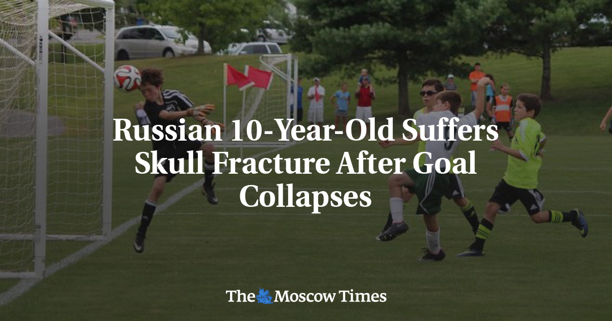 Russian 10-Year-Old Suffers Skull Fracture After Goal Collapses