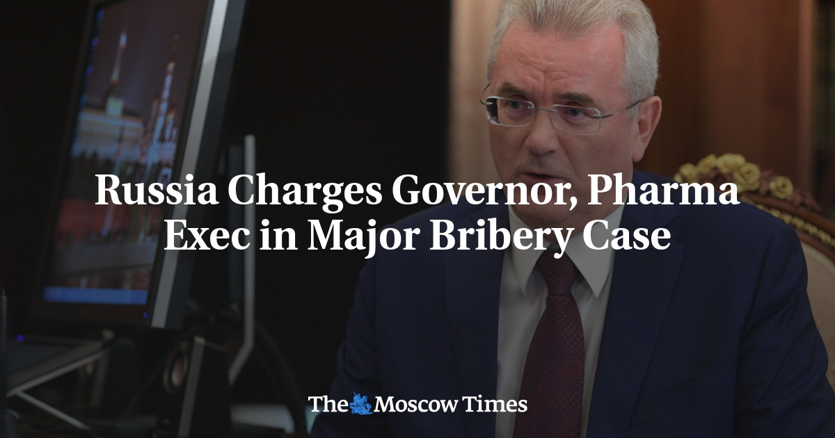 Russia Charges Governor, Pharma Exec in Major Bribery Case - The Moscow ...