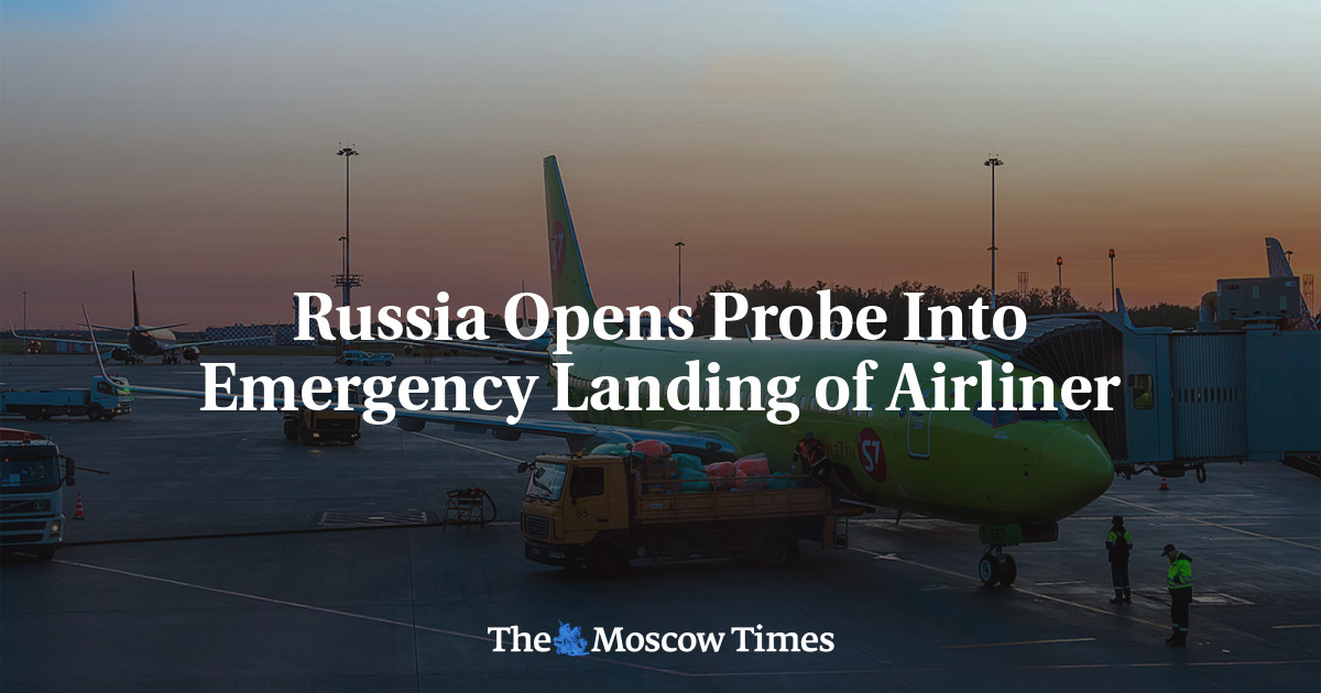 Russia Opens Probe Into Emergency Landing of Airliner - The Moscow Times