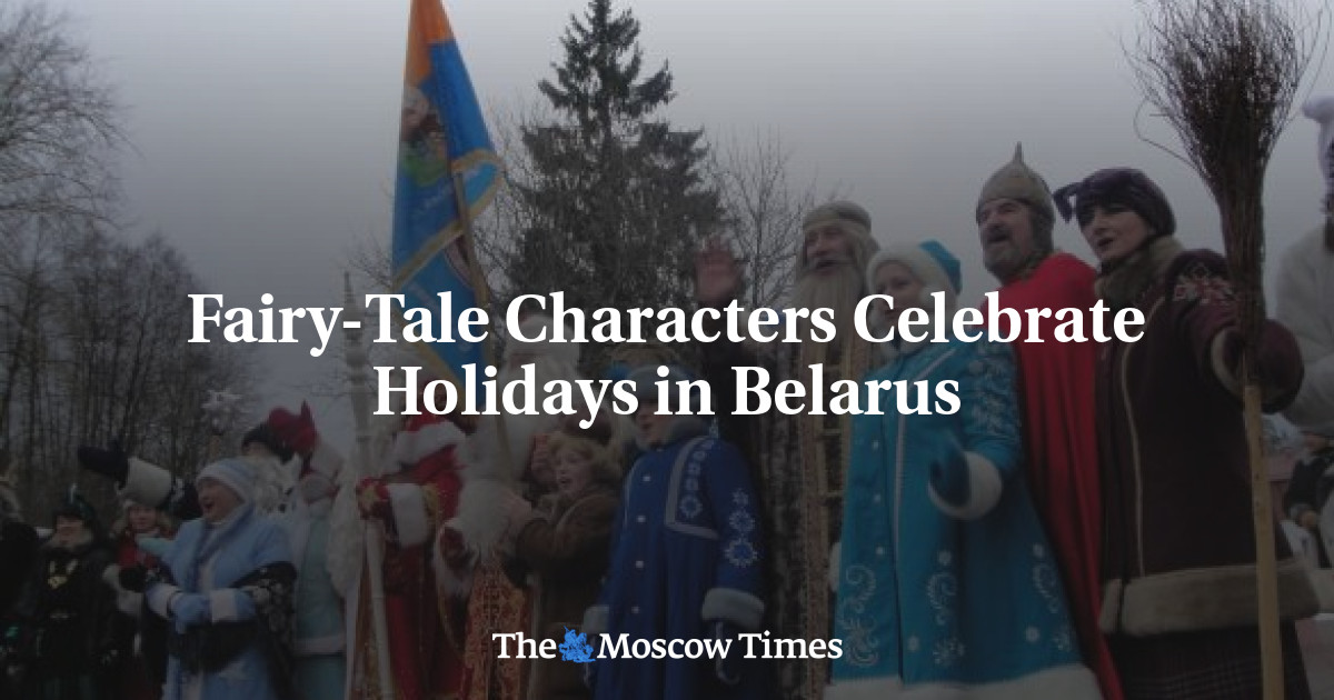 Fairy-Tale Characters Celebrate Holidays in Belarus