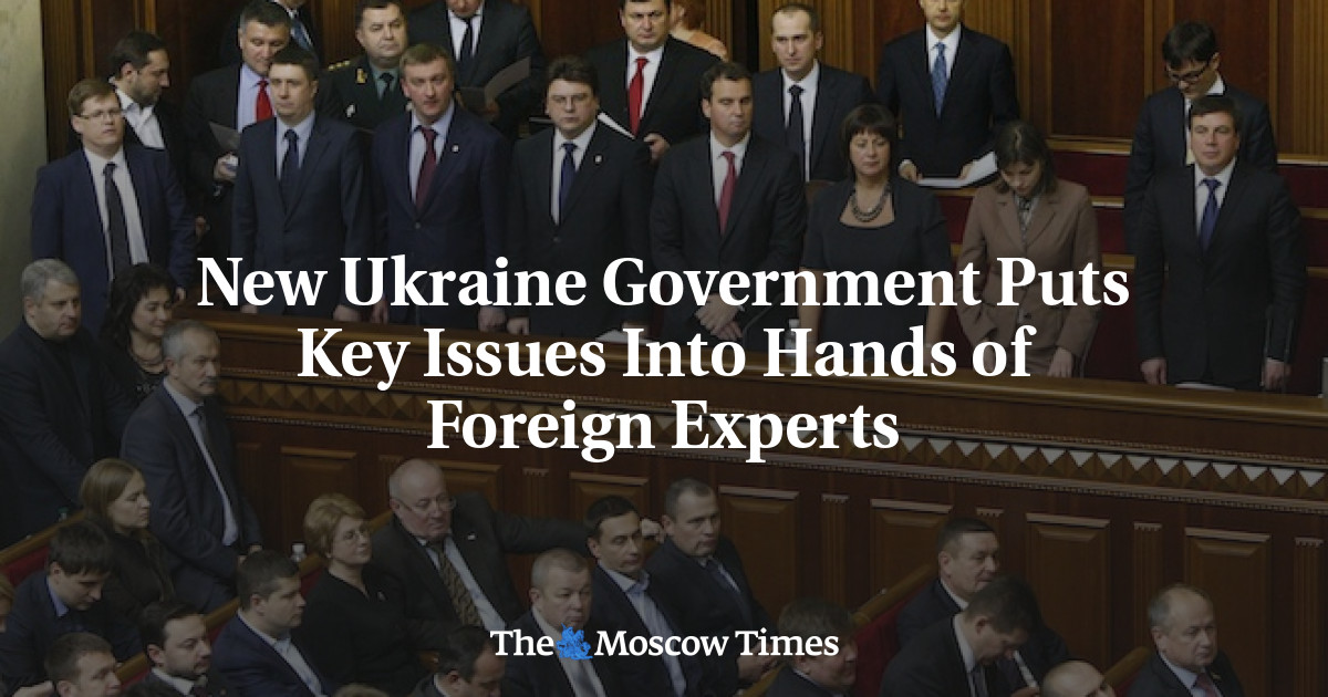 New Ukraine Government Puts Key Issues Into Hands of Foreign Experts