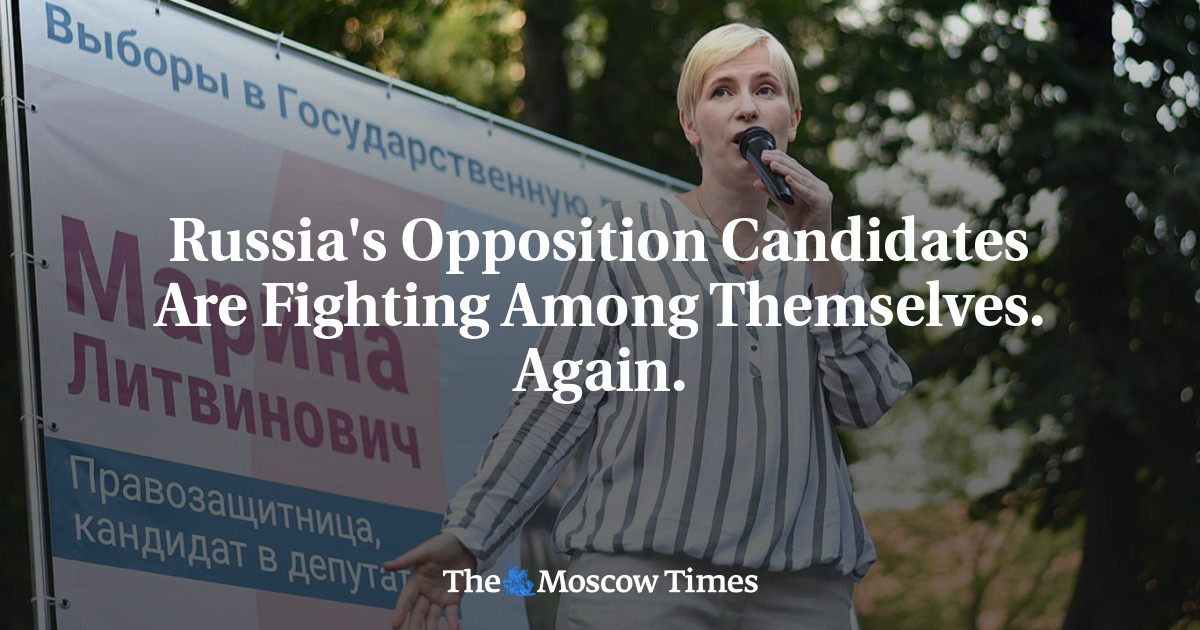Russia's Opposition Candidates Are Fighting Among Themselves. Again ...