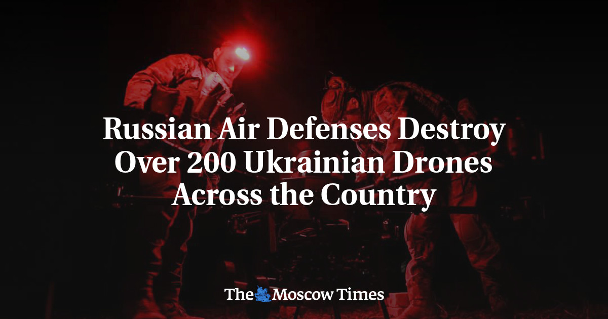 Russian Air Defenses Destroy Over 200 Ukrainian Drones Across the ...