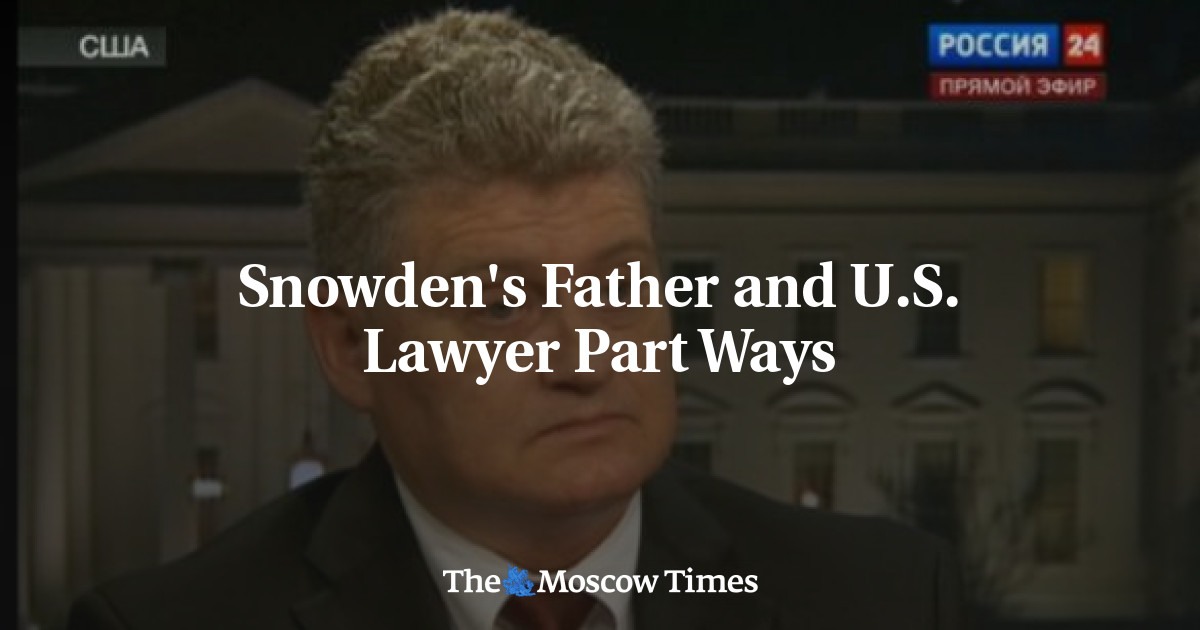 Snowden's Father and U.S. Lawyer Part Ways