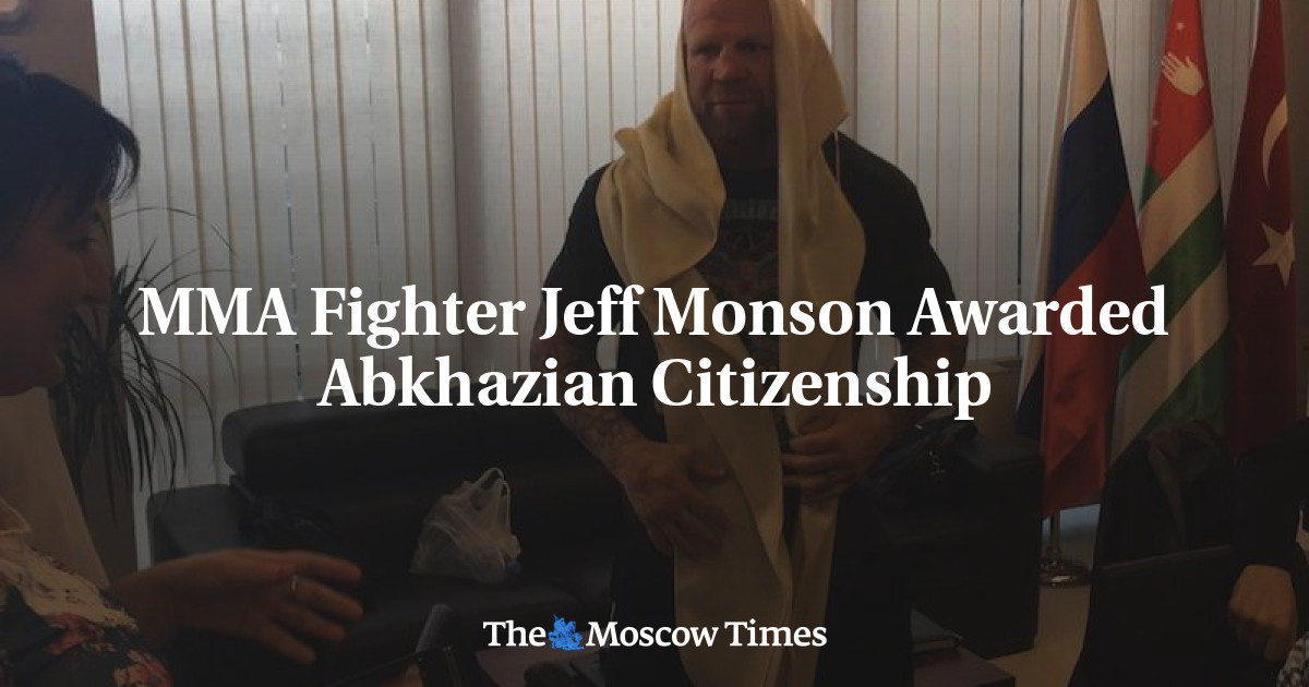 MMA Fighter Jeff Monson Awarded Abkhazian Citizenship