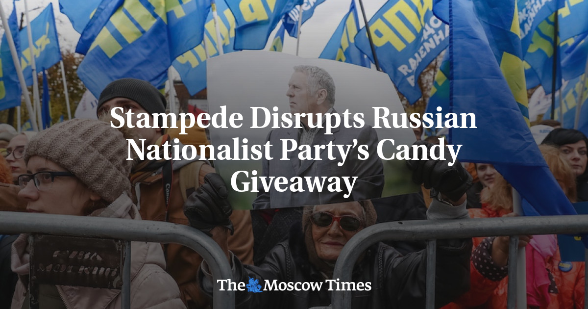 Stampede Disrupts Russian Nationalist Party’s Candy Giveaway - The ...