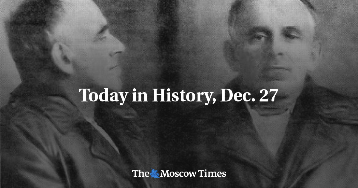 Today in History, Dec. 27