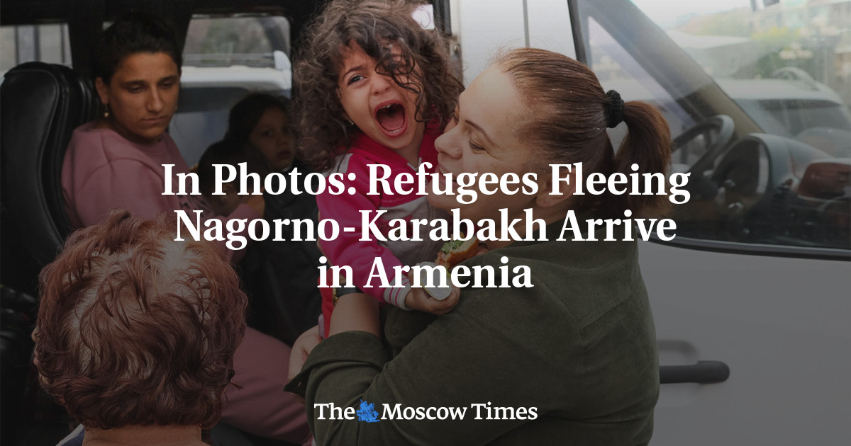 In Photos: Refugees Fleeing Nagorno-Karabakh Arrive in Armenia - The ...