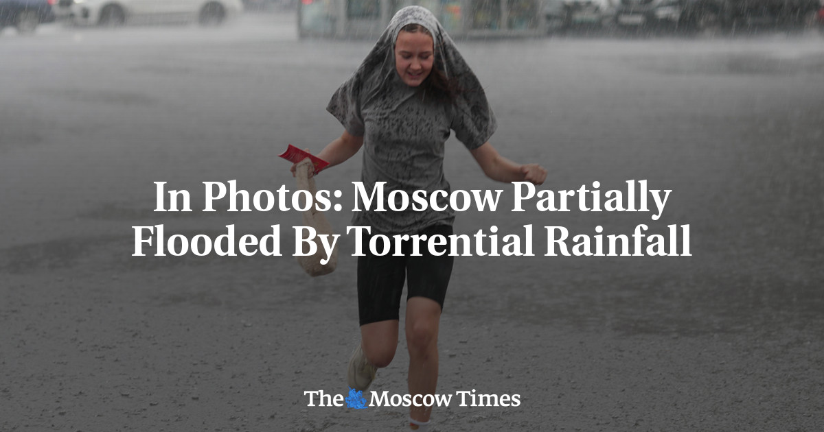 In Photos: Moscow Partially Flooded By Torrential Rainfall - The Moscow ...