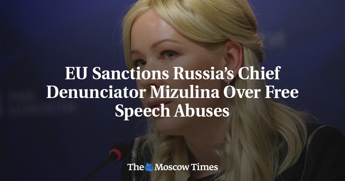 EU Sanctions Russia’s Chief Denunciator Mizulina Over Free Speech ...