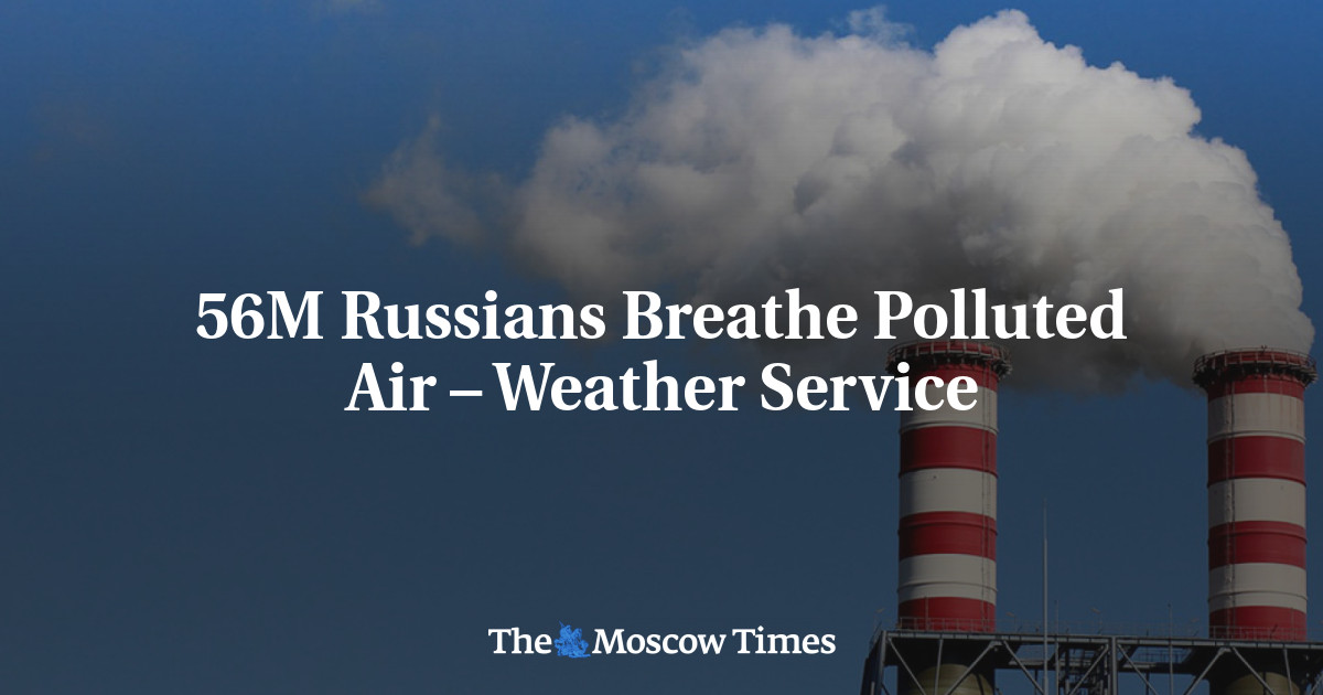 56M Russians Breathe Polluted Air – Weather Service - The Moscow Times