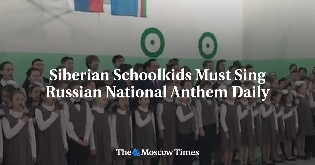 Siberian Schoolkids Must Sing Russian National Anthem Daily - The ...