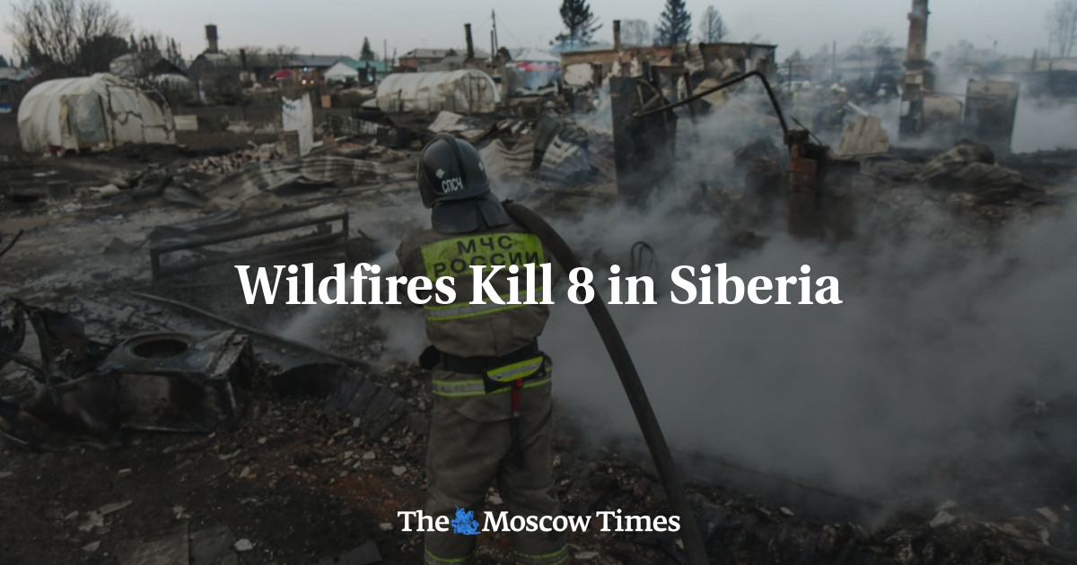 Wildfires Kill 8 in Siberia - The Moscow Times