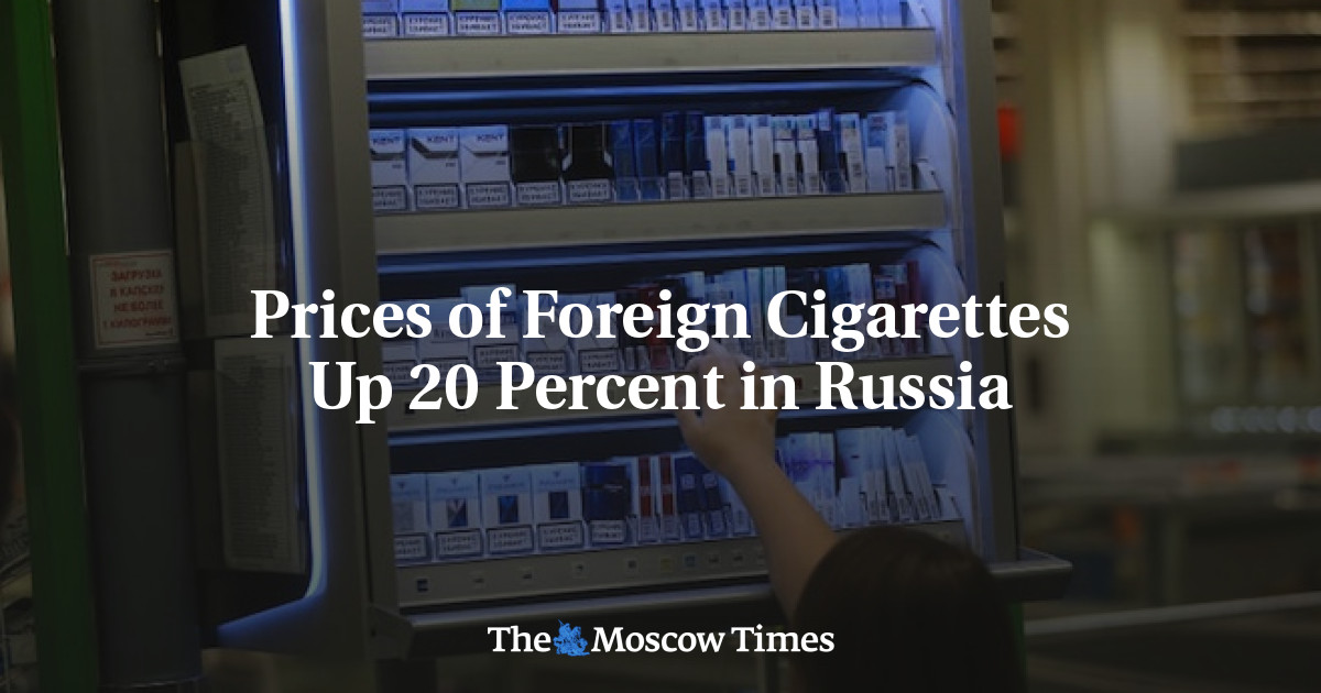 Prices of Foreign Cigarettes Up 20 Percent in Russia