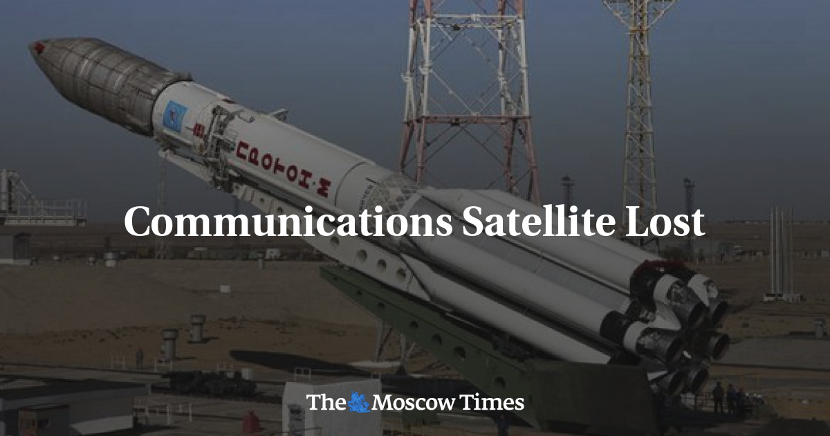 Communications Satellite Lost