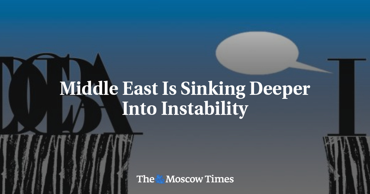 Middle East Is Sinking Deeper Into Instability