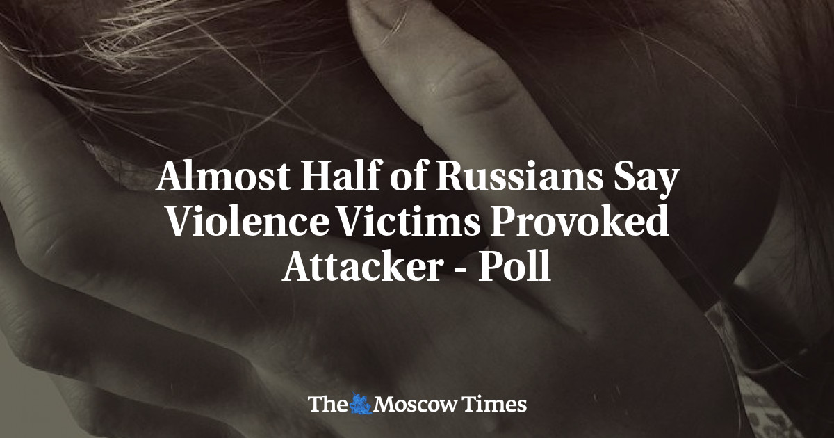 Almost Half of Russians Say Violence Victims Provoked Attacker - Poll
