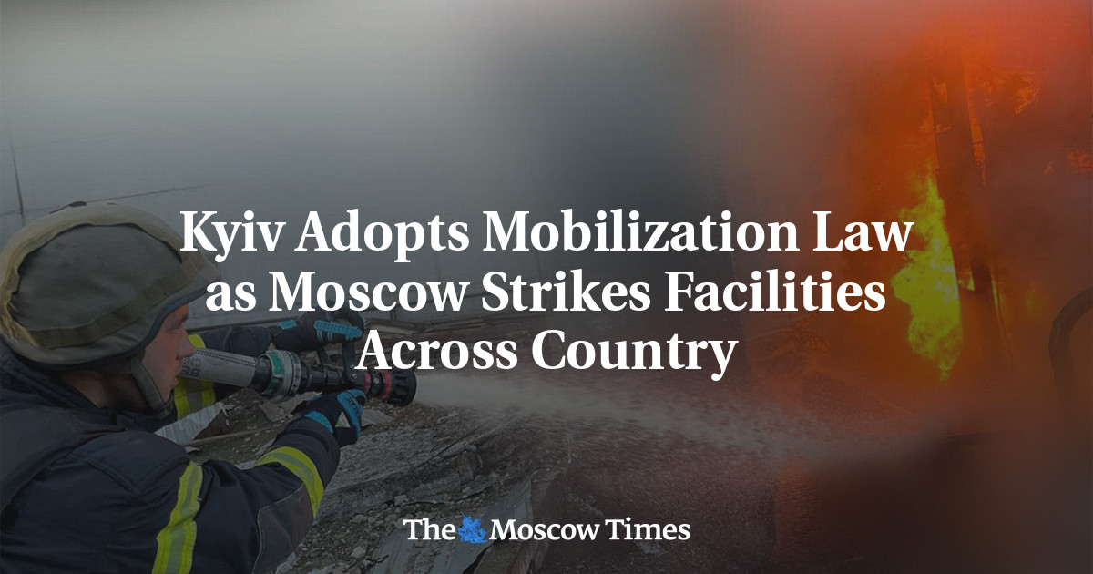 Kyiv Adopts Mobilization Law as Moscow Strikes Facilities Across ...