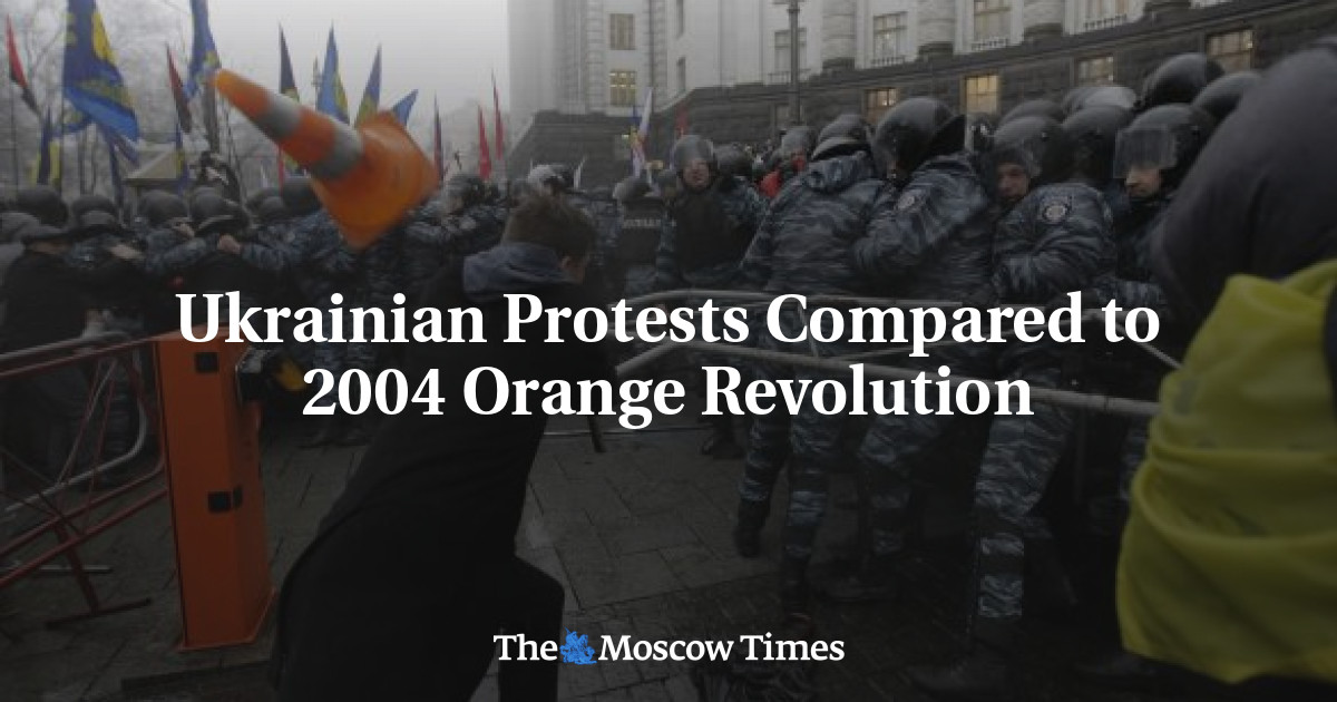 Ukrainian Protests Compared to 2004 Orange Revolution