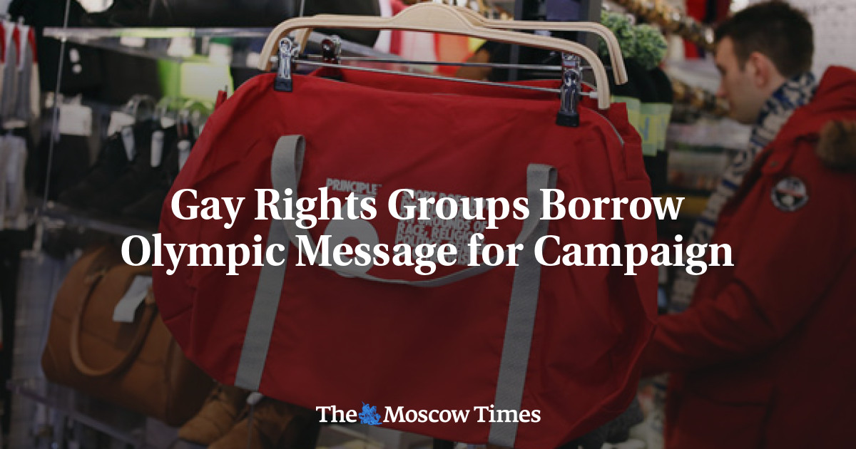 Gay Rights Groups Borrow Olympic Message for Campaign