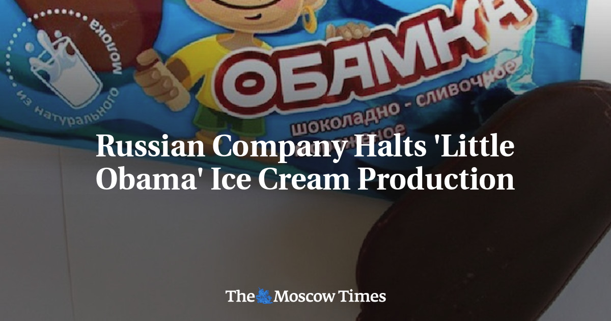 Russian Company Halts 'Little Obama' Ice Cream Production
