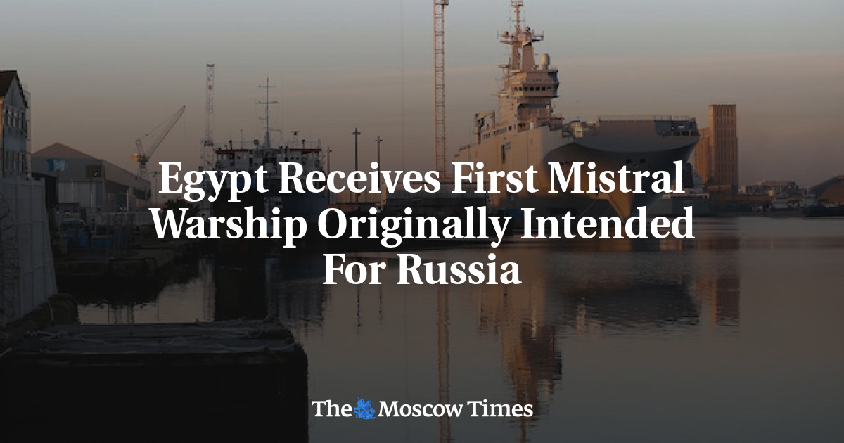 Egypt Receives First Mistral Warship Originally Intended For Russia