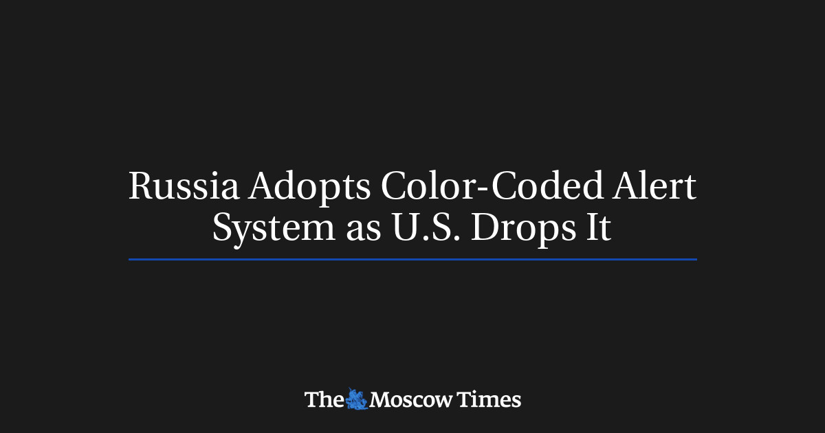 Russia Adopts Color-Coded Alert System as U.S. Drops It
