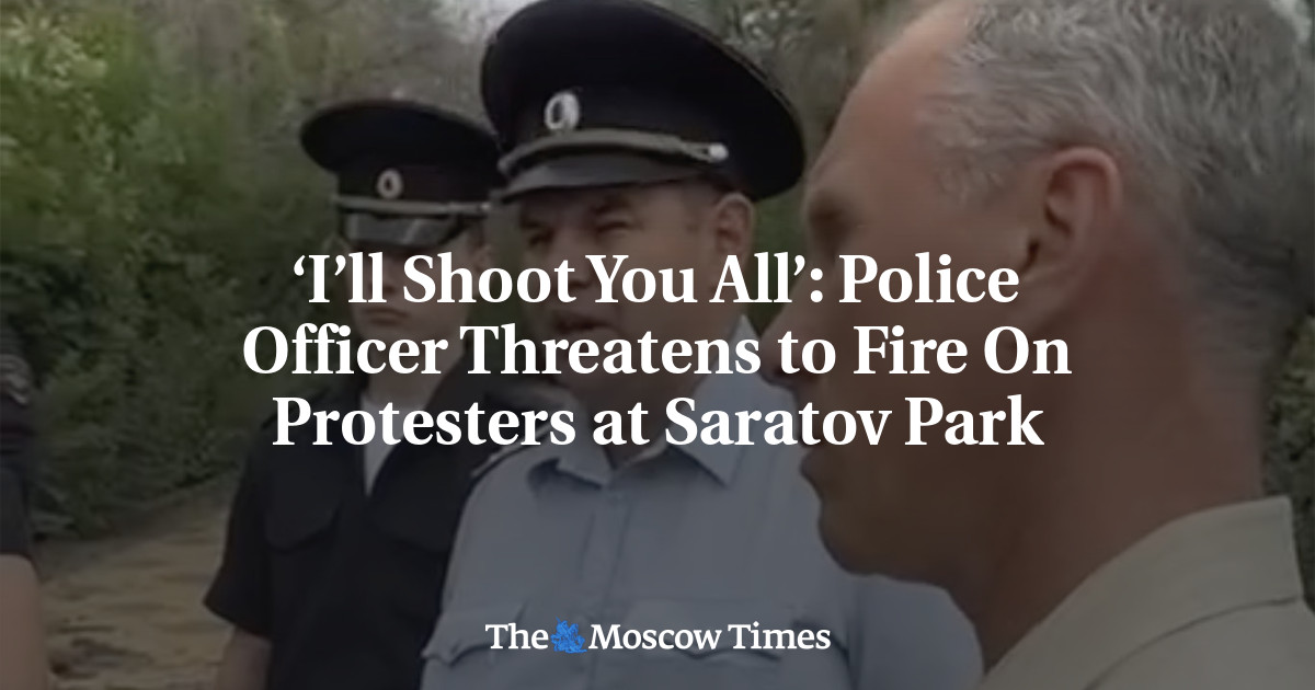 ‘I’ll Shoot You All’: Police Officer Threatens to Fire On Protesters at ...
