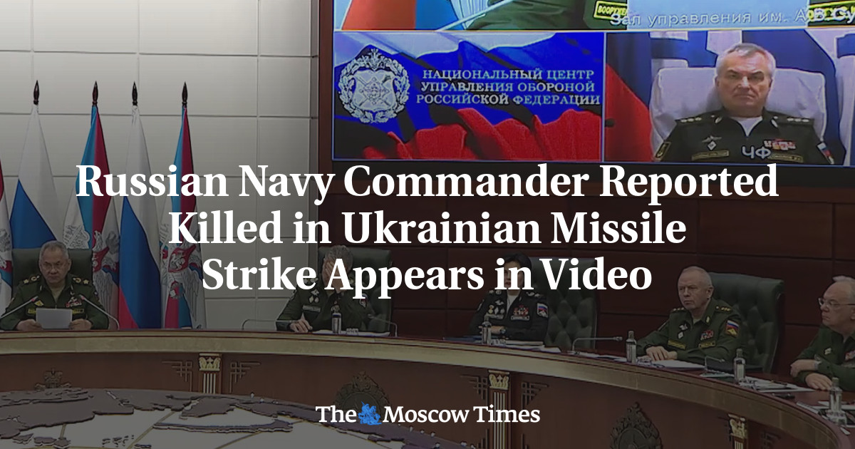 Russian Navy Commander Reported Killed in Ukrainian Missile Strike ...