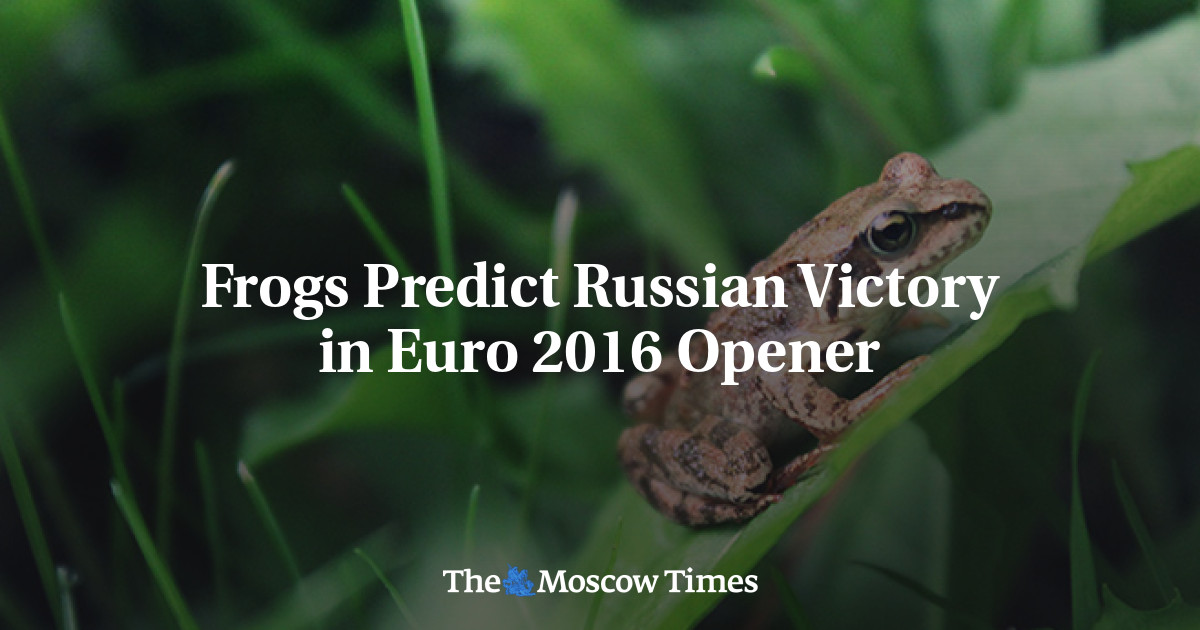 Frogs Predict Russian Victory in Euro 2016 Opener