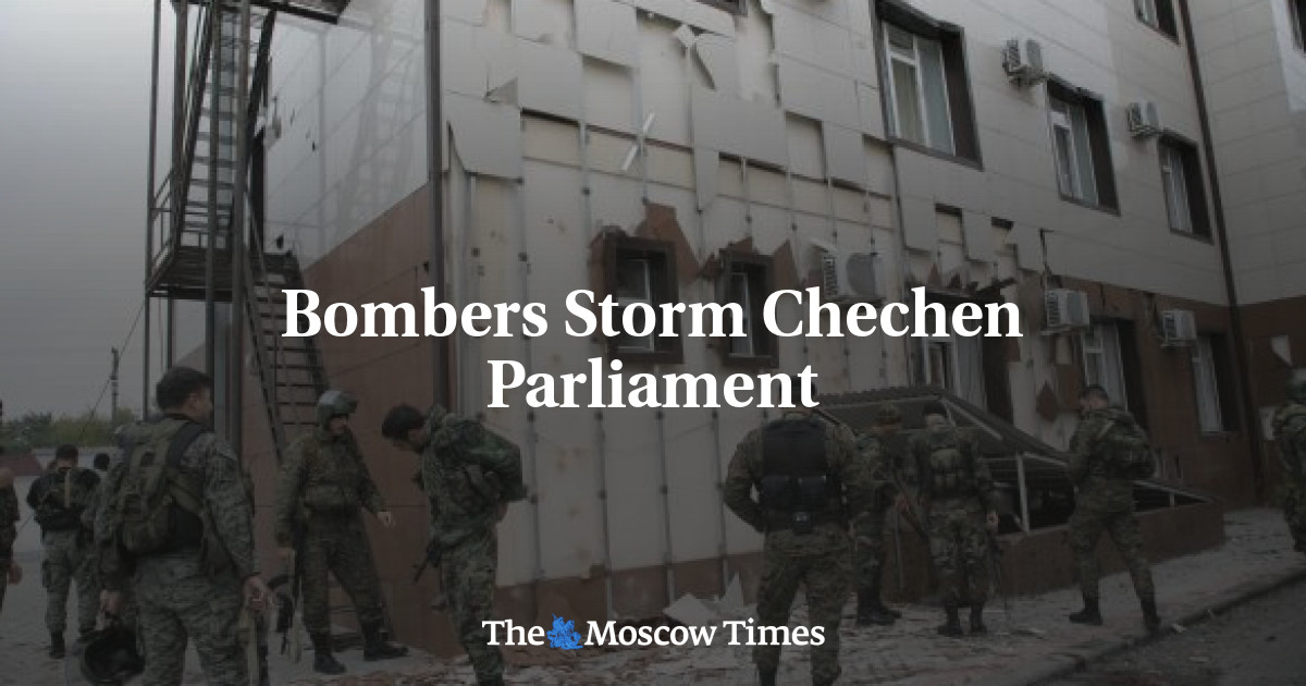 Bombers Storm Chechen Parliament