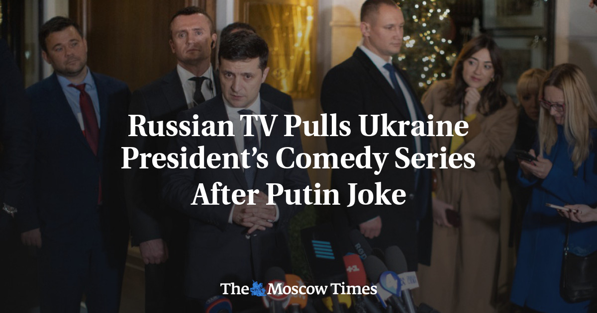 Russian TV Pulls Ukraine President’s Comedy Series After Putin Joke ...