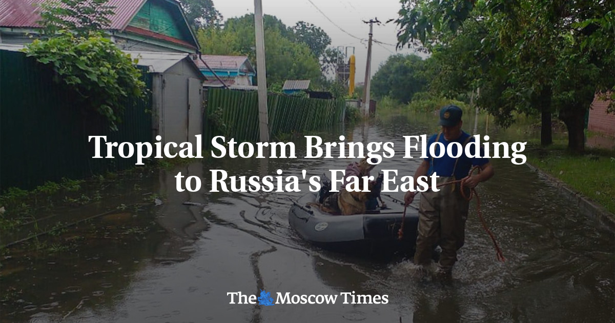 Tropical Storm Brings Flooding to Russia's Far East - The Moscow Times
