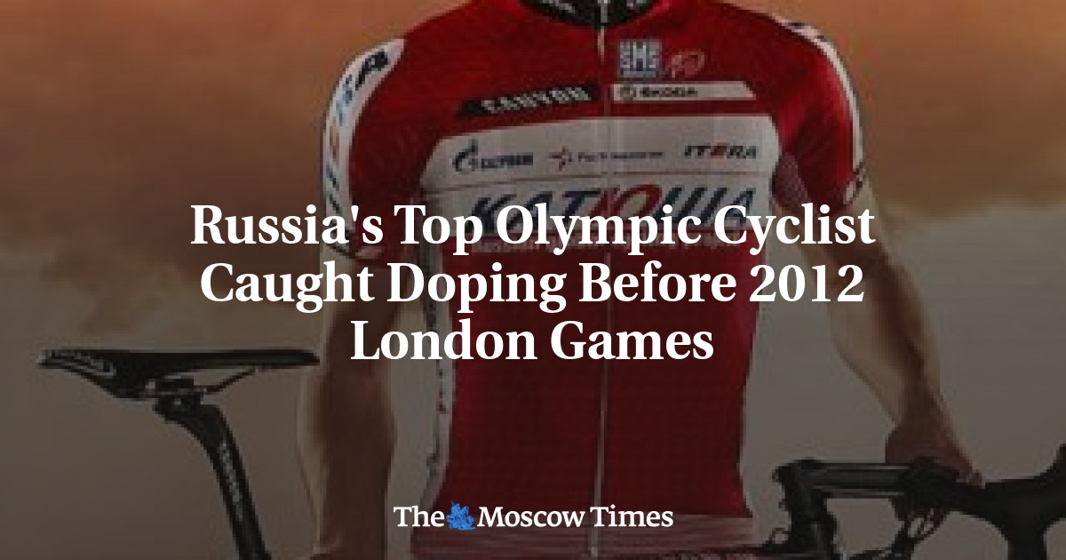 Russia's Top Olympic Cyclist Caught Doping Before 2012 London Games