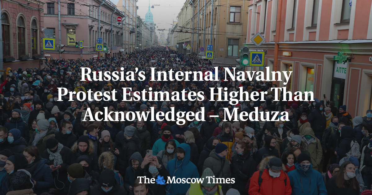 Russia’s Internal Navalny Protest Estimates Higher Than Acknowledged ...