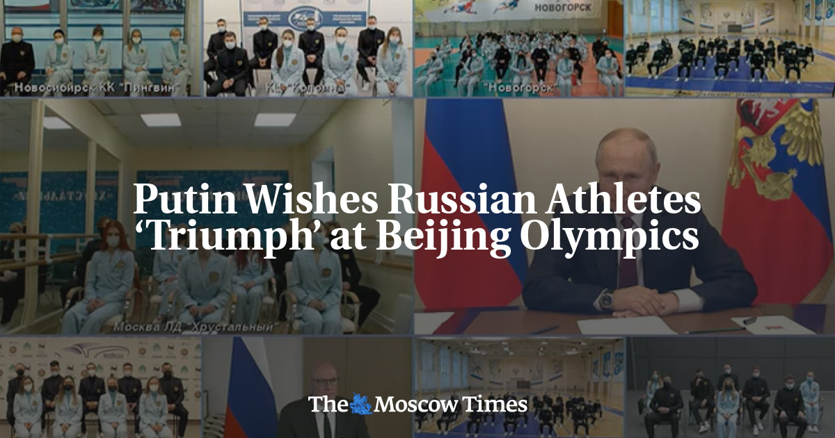 Putin Wishes Russian Athletes ‘Triumph’ at Beijing Olympics - The ...