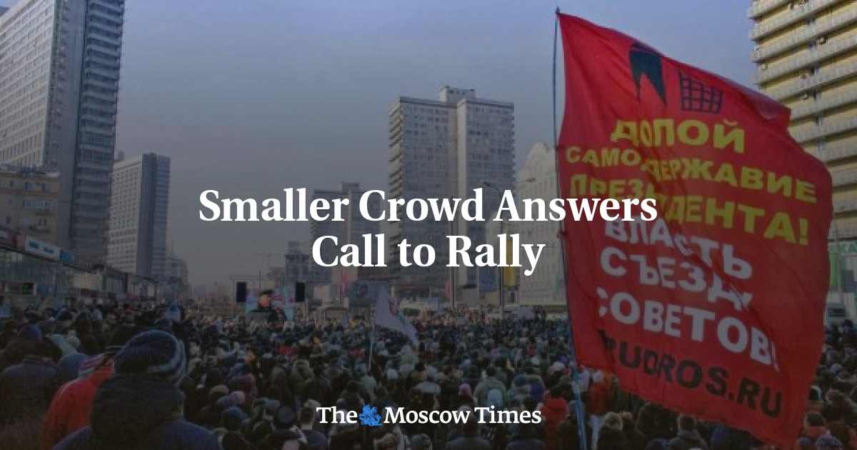 Smaller Crowd Answers Call to Rally