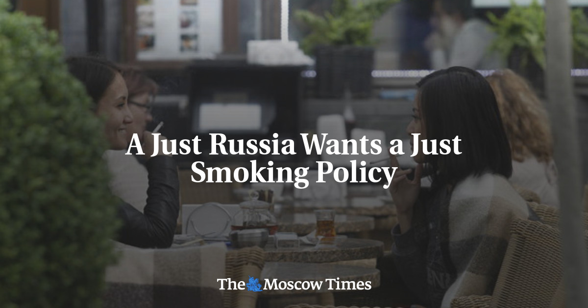 A Just Russia Wants a Just Smoking Policy