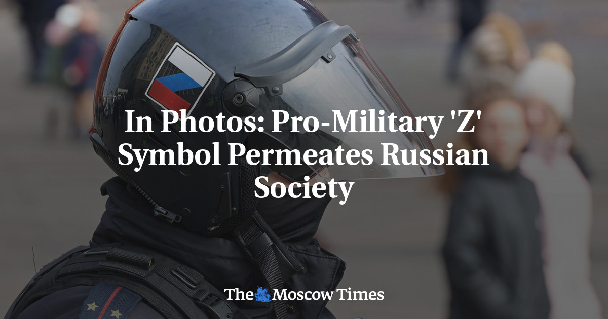 In Photos: Pro-Military 'Z' Symbol Permeates Russian Society - The ...