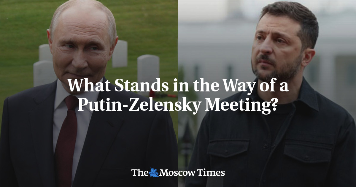 What Stands in the Way of a Putin-Zelensky Meeting? - The Moscow Times