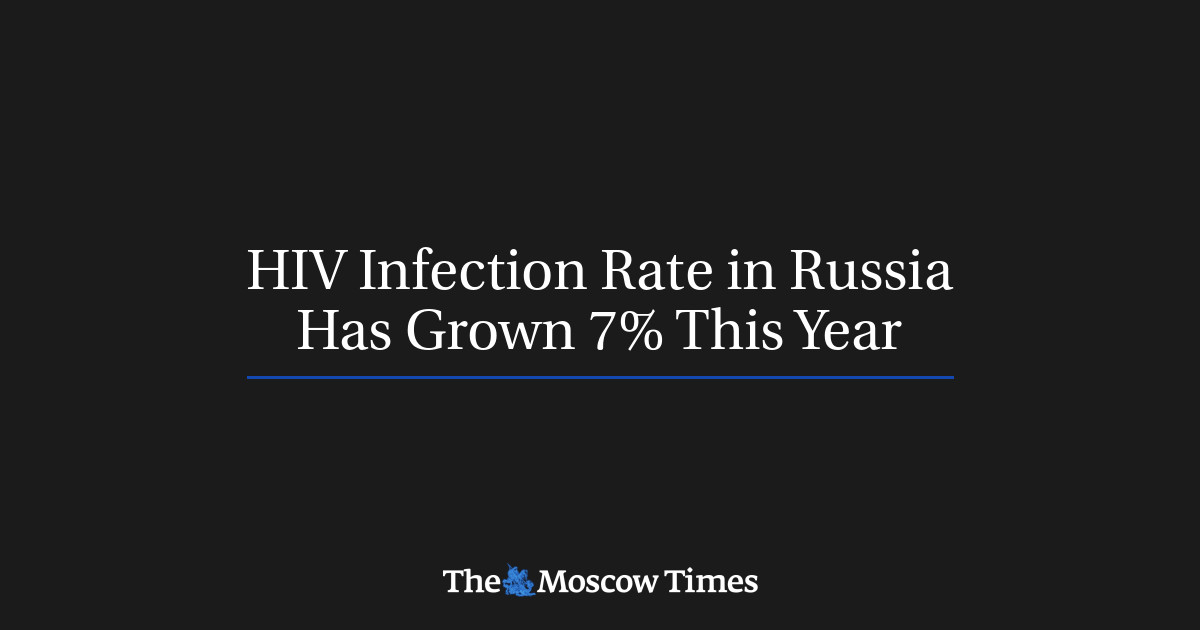 HIV Infection Rate in Russia Has Grown 7% This Year